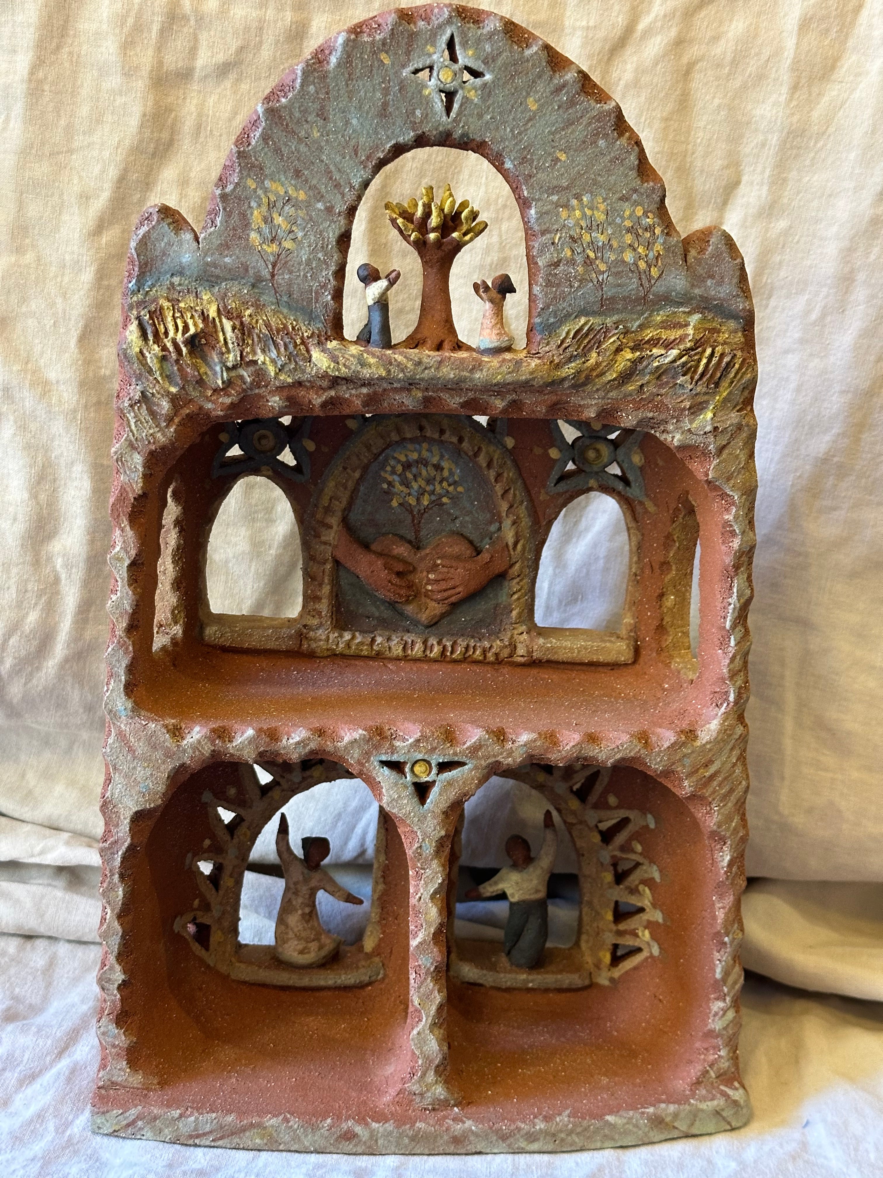 Tribute to Love Altar - Clay Sculptural Piece – Cielo Handcrafted